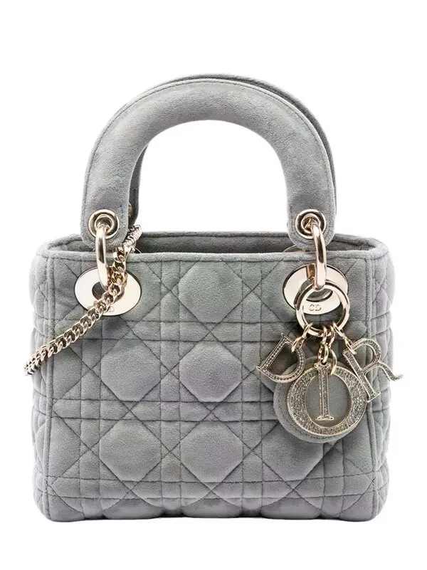 Dior Mini Lady Satchel - Grey