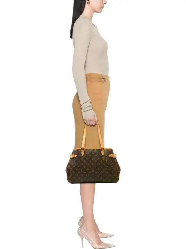 LOUIS VUITTON 2008 Monogram Batignolles Horizontal Tote Bag - Brown