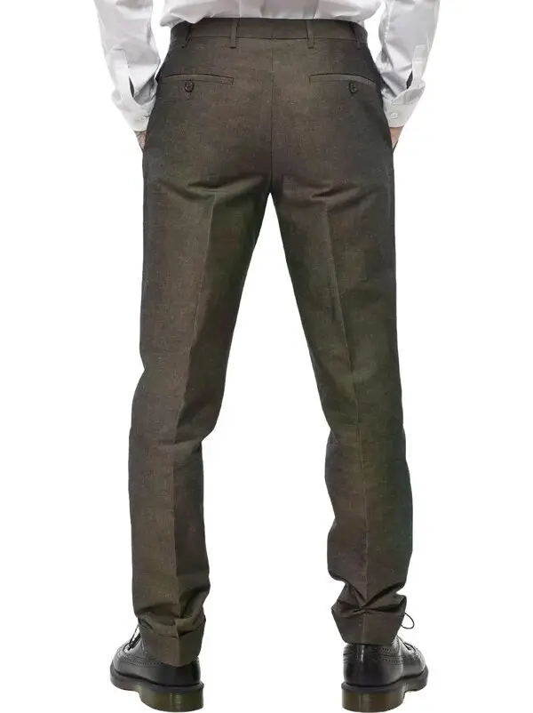Corneliani Bouclé-texture Trousers - Brown