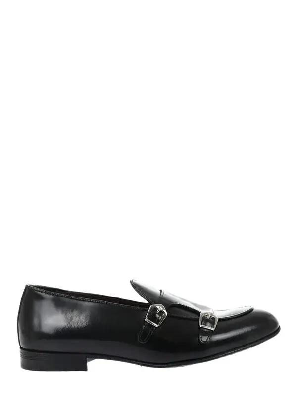 Corneliani Double Strap Monk Shoes - Black