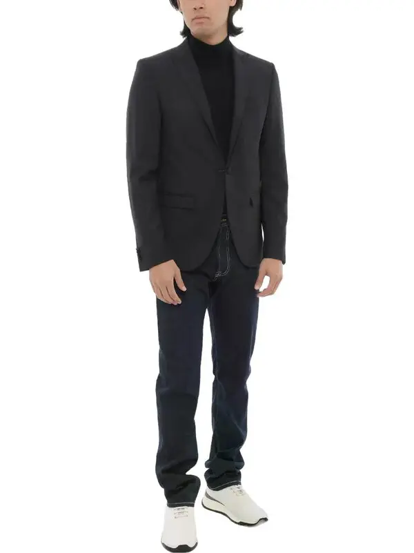 Corneliani Single-breasted Blazer - Blue