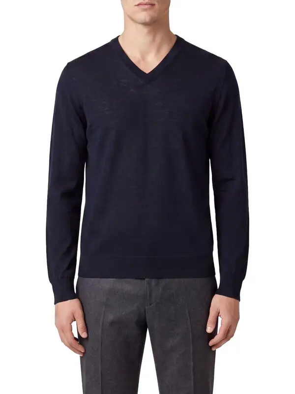 BALLANTYNE Jumper Colour - Blue
