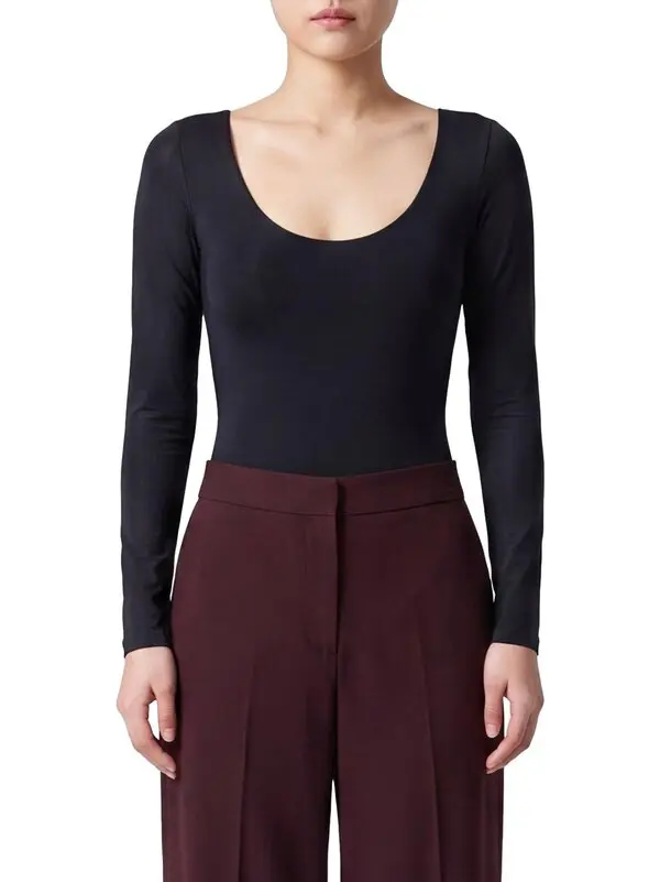 Alaïa Long-sleeve Bodysuit - Black