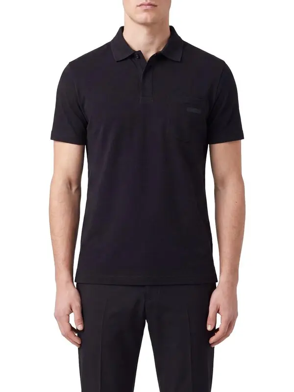 RRD Long-sleeved Stretch-cotton Polo Shirt With Classic Collar - Blue
