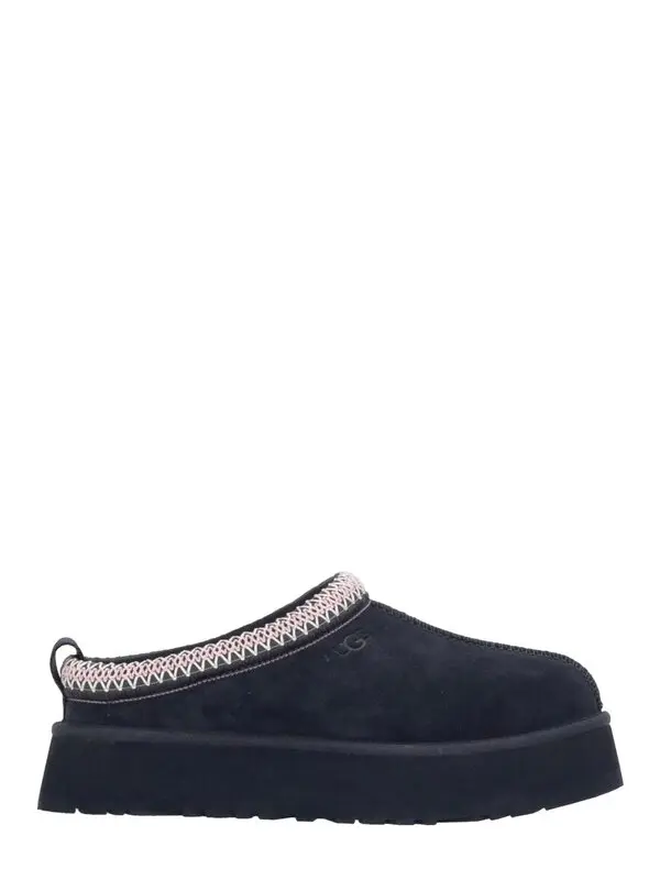 UGG Tazz Ii Suede Platform Mules With Contrast Stitching - Blue