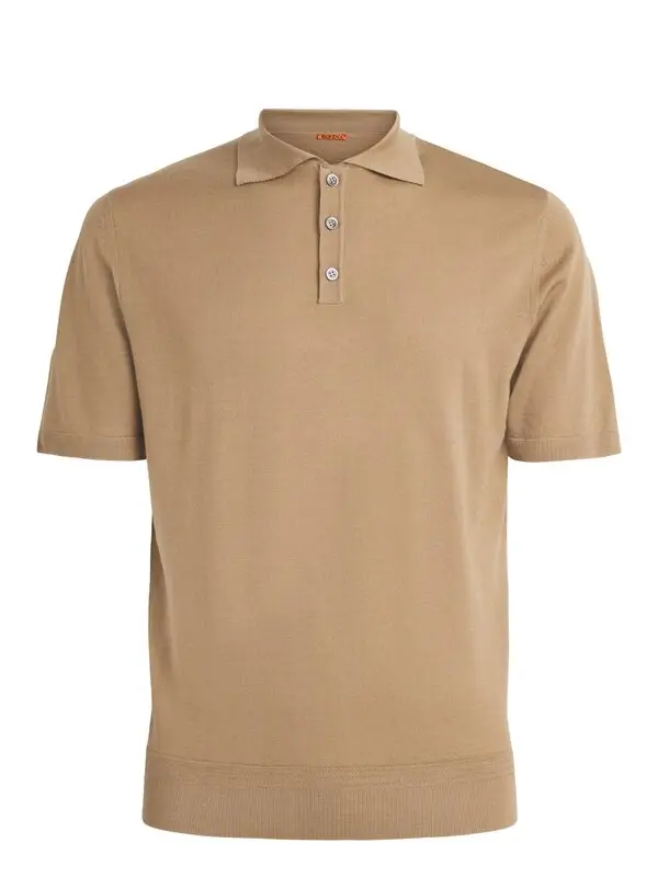Barena Venezia Merino Polo Shirt - Brown