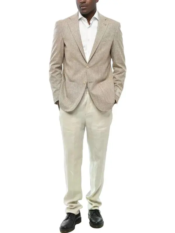 Corneliani Single-breasted Patch-pocket Blazer - Neutrals
