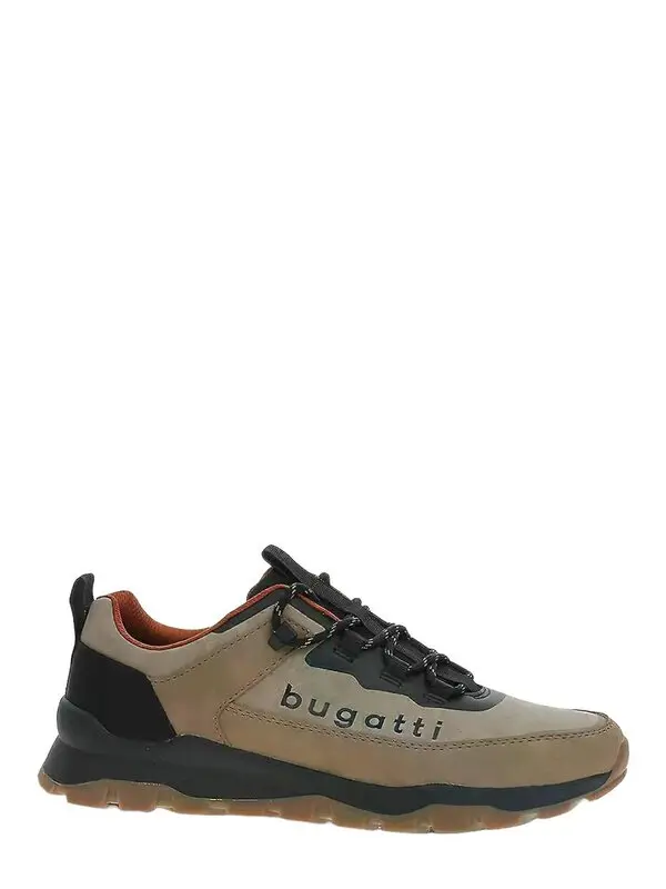 BUGATTI Panelled Lace-up Sneakers - Neutrals