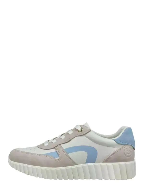 BUGATTI Paneled Perforated Sneakers - Neutrals