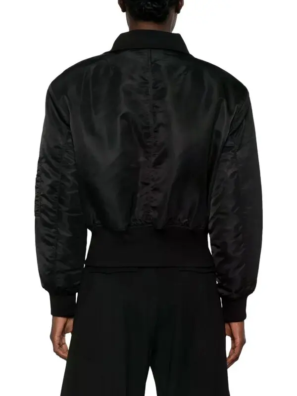 THE FRANKIE SHOP Storm Zip-up Bomber Jacket - Black