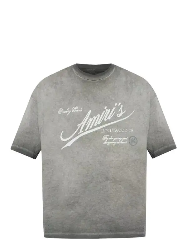 Amiri Logo-print T-shirt - Grey