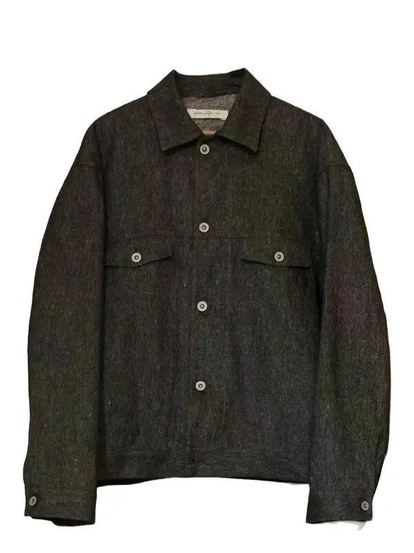 AVIVA JIFEI XUE Button-up Denim Jacket - Black