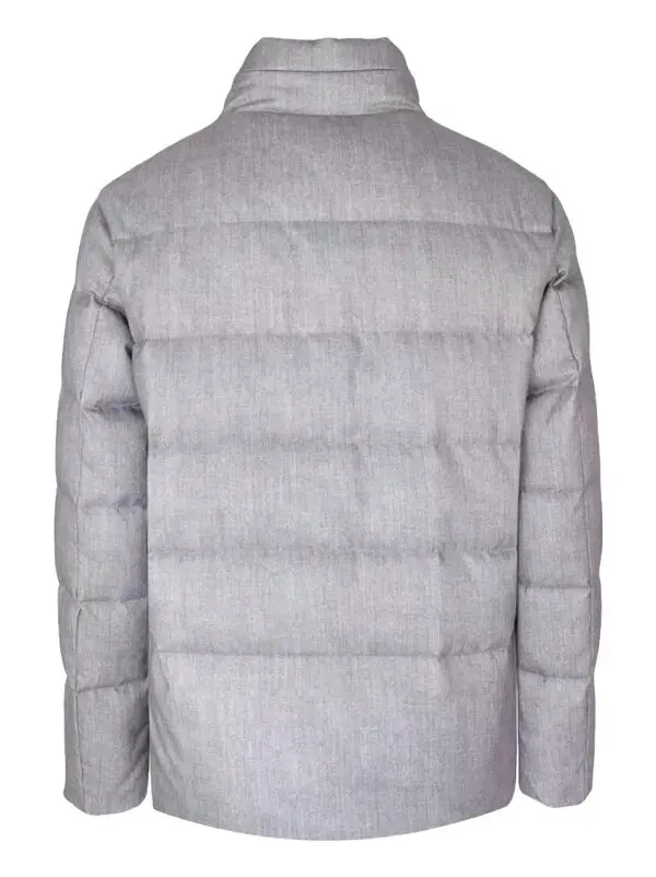 Pal Zileri Quilted-design Jacket - Grey