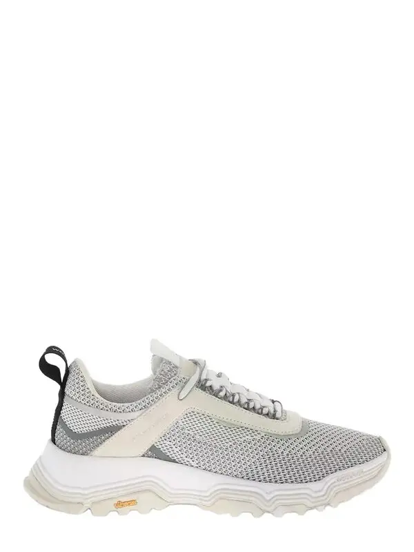 Woolrich Perforated Suede-trim Sneakers - Grey
