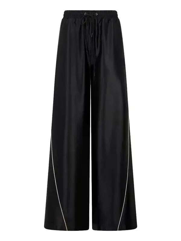 Philipp Plein Laminated Tracksuit Pants - Black