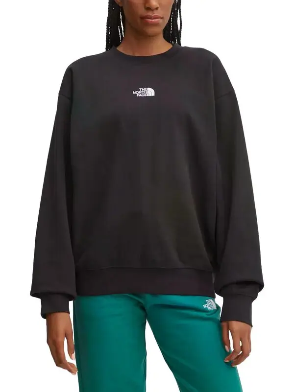 The North Face Essential Oversized Sweatshirt With Embroidered Logo - Black