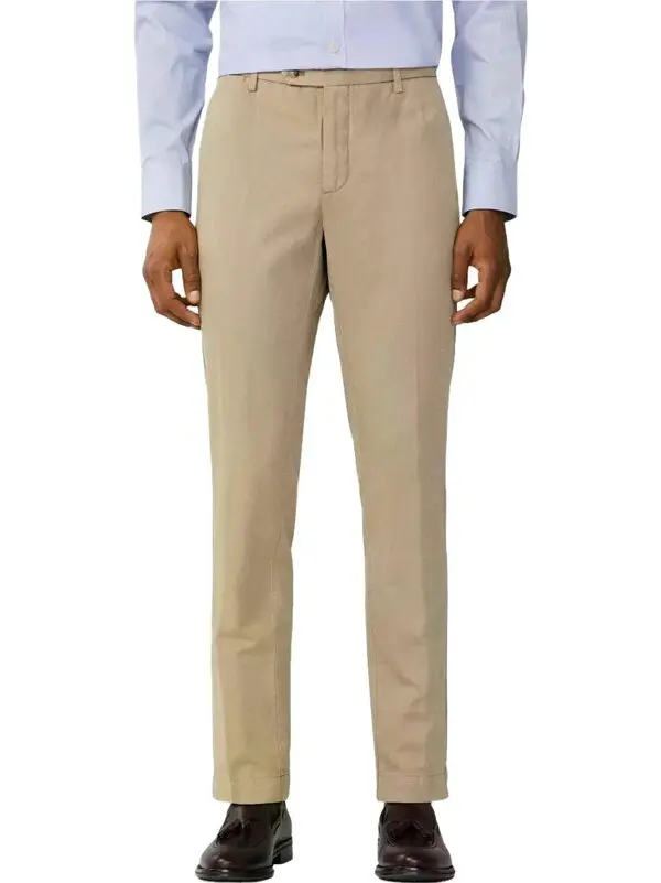 HACKETT LONDON Kensington Belt-loop Trousers - Neutrals