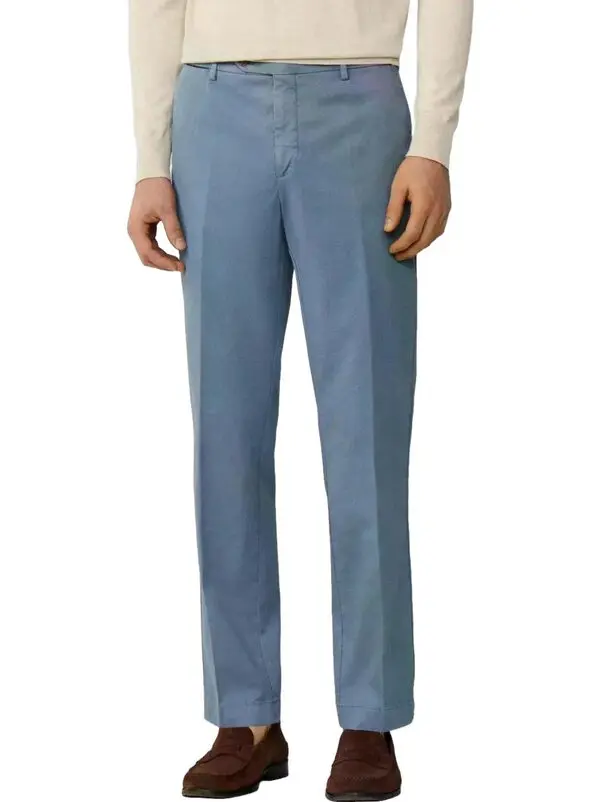 HACKETT LONDON Sanderson Stretch-cotton Chinos - Blue