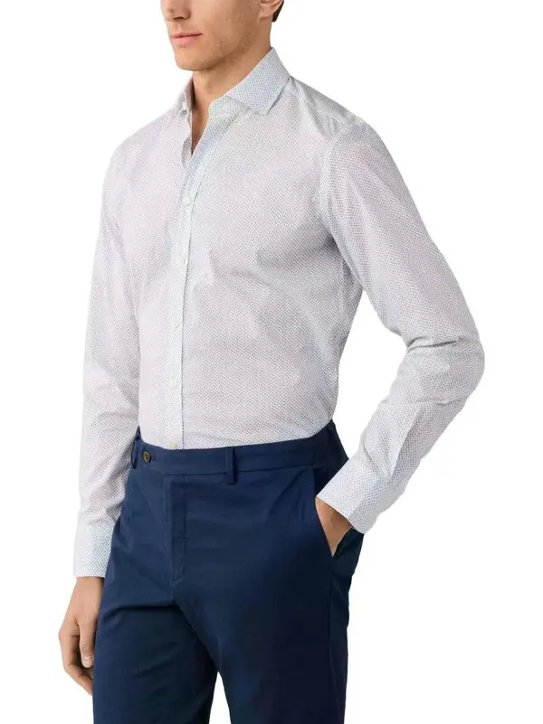 HACKETT LONDON Cotton Shirt - Blue