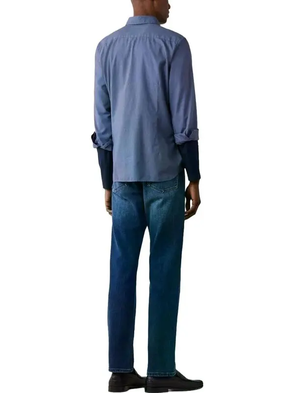 HACKETT LONDON Embroidered-logo Shirt - Blue