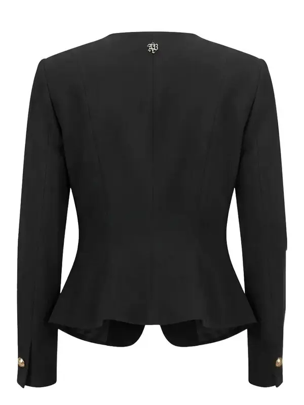 ANIYE BY Dafne Peplum Button-fastening Jacket - Black
