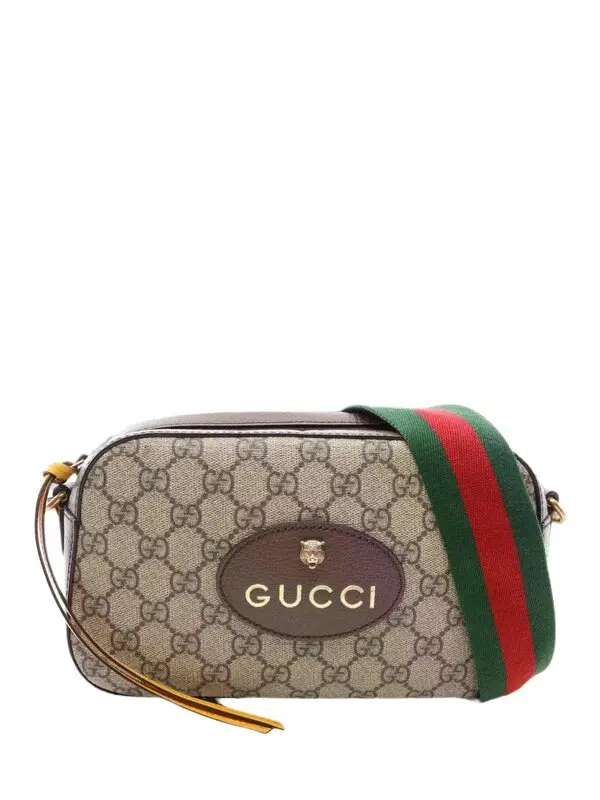 Gucci Gg Supreme Neo Shoulder Bag - Neutrals