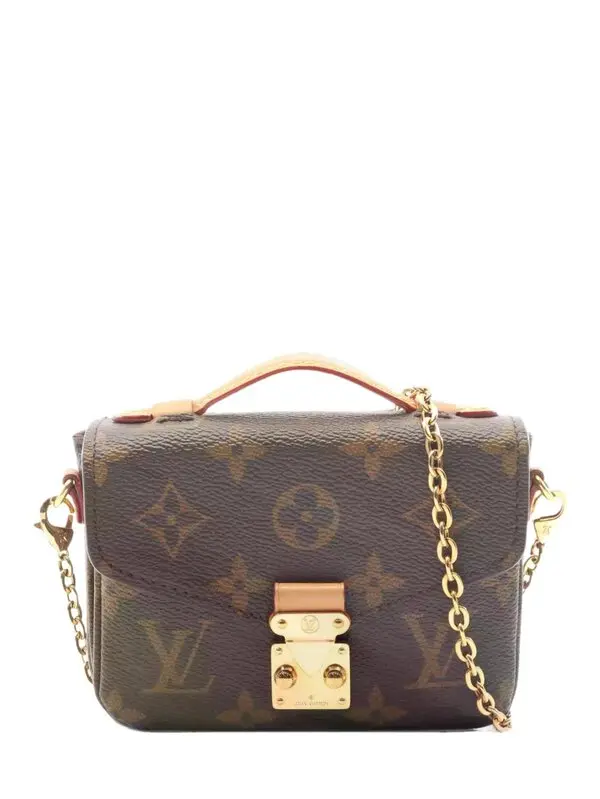 LOUIS VUITTON Monogram Micro Metis Mini Shoulder Bag - Brown