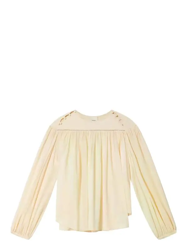 Isabel Marant Étoile Nuna Silk Fluid-fit Blouse - Neutrals