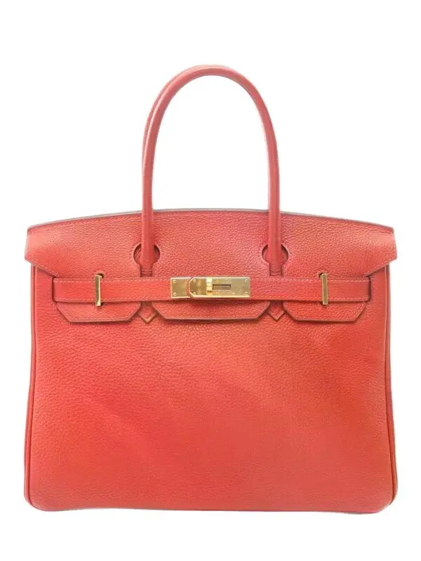 Hermès 2004 Birkin 30 Togo Handbag - Red