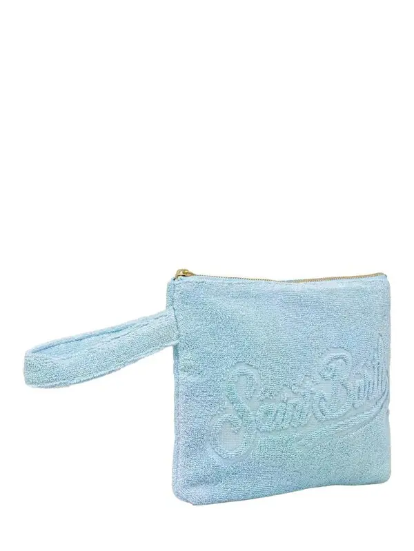 MC2 SAINT BARTH Jacquard Logo Terry Pochette - Blue