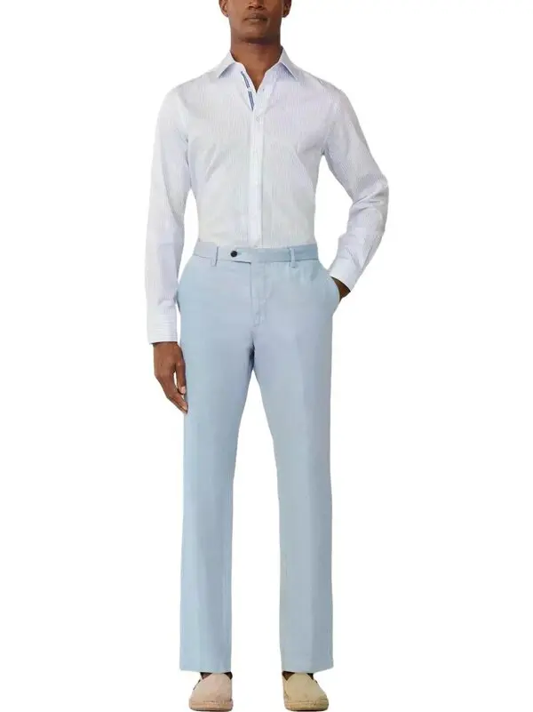 HACKETT LONDON Kensington Belt-loop Trousers - Blue