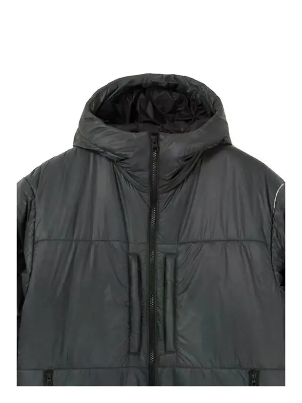 GR10K Padded Hooded Jacket - Grey