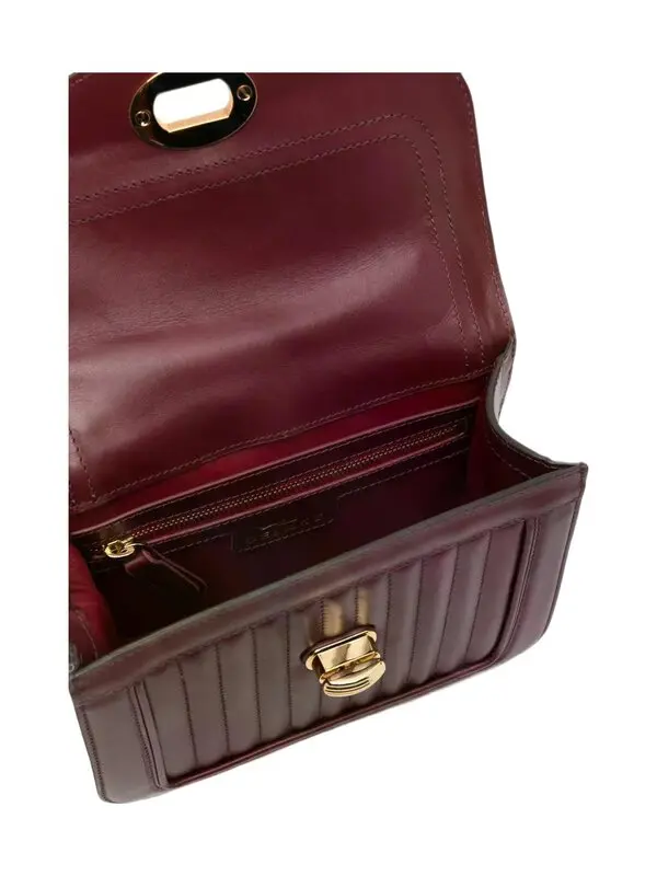 DELAGE Quilted Shoulder Bag - Red