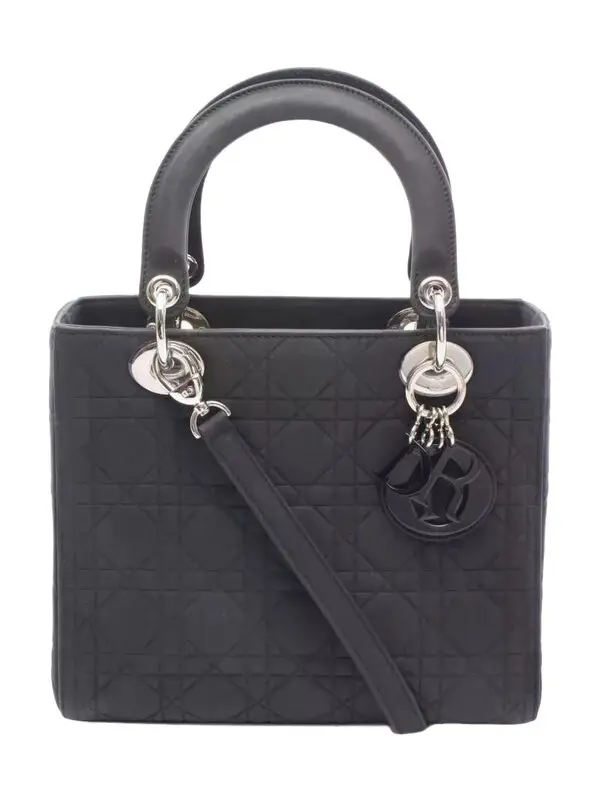 Dior Lady Cannage Handbag - Black