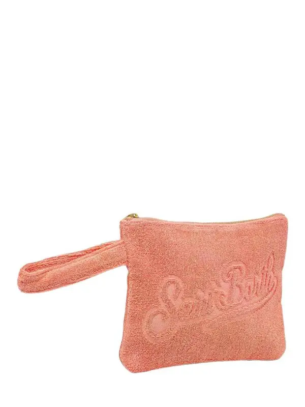 MC2 SAINT BARTH Jacquard Logo Pouch - Orange