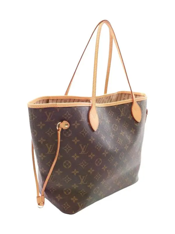 LOUIS VUITTON Monogram Neverfull Mm Tote Bag - Brown