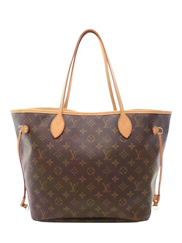 LOUIS VUITTON Monogram Neverfull Mm Tote Bag - Brown