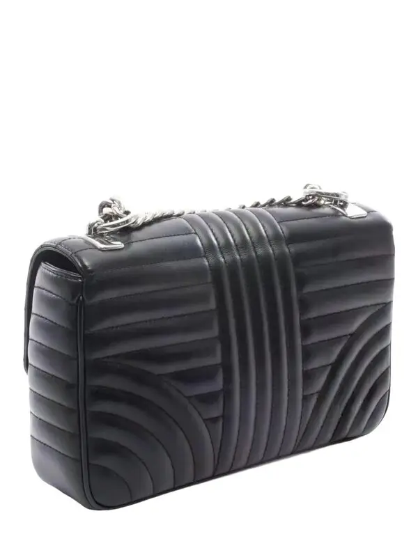 Prada 2010s Diagram Chain Shoulder Bag - Black