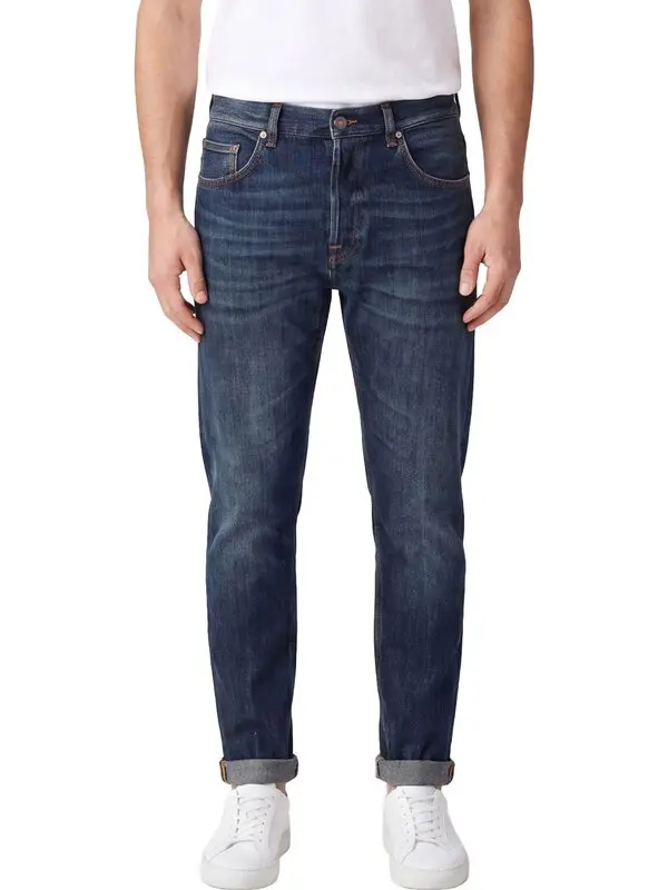 DONDUP Icon Skinny Fit Cotton Denim Jeans - Blue