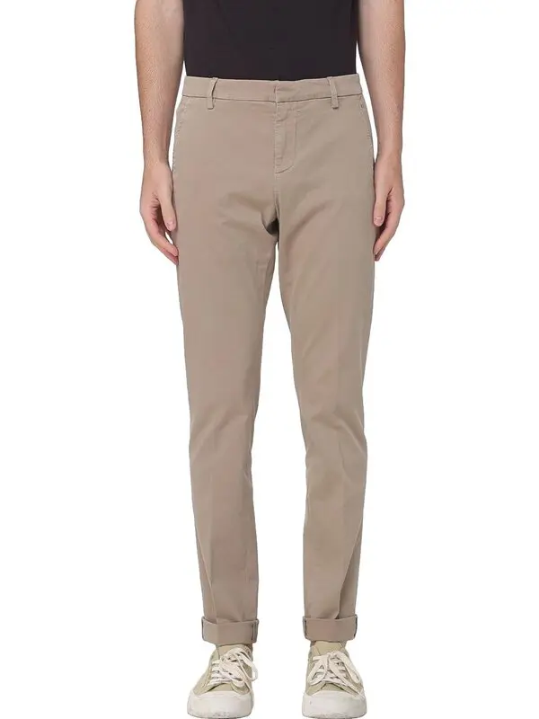 DONDUP Gaubert Slim Fit Velvet Chino Trousers - Sand