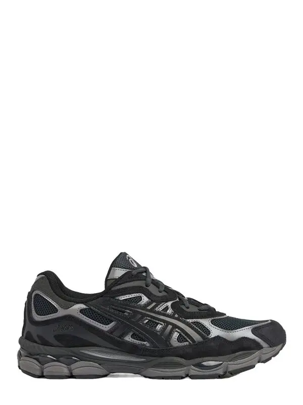 Asics Gel-nyc Suede And Mesh Low Top Sneakers - Black