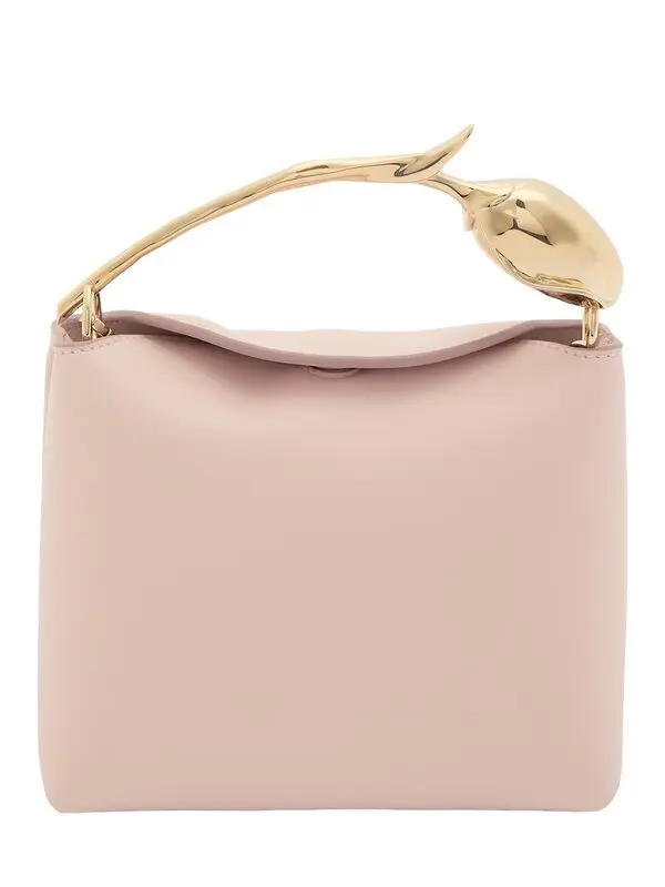 Erdem Bloom Mini Leather Top Handle Bag - Pink