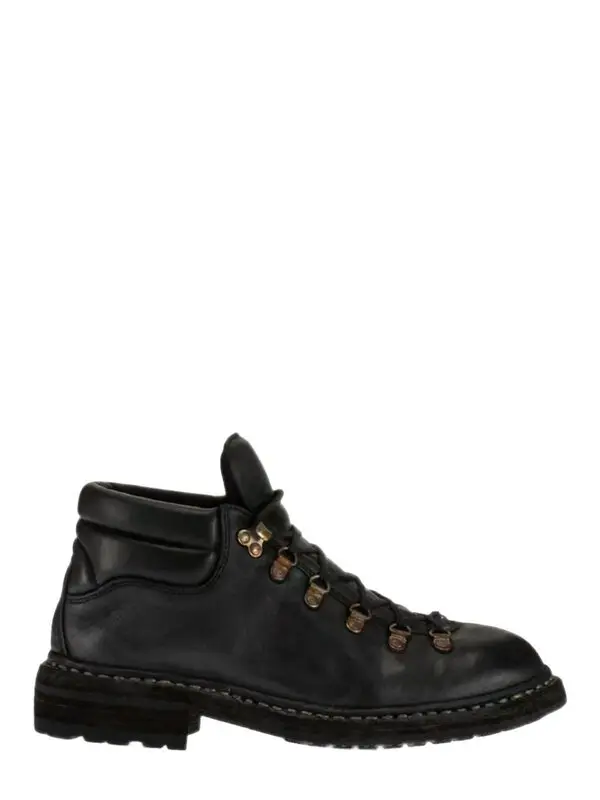 Guidi Lace-up Hiking Boots - Black
