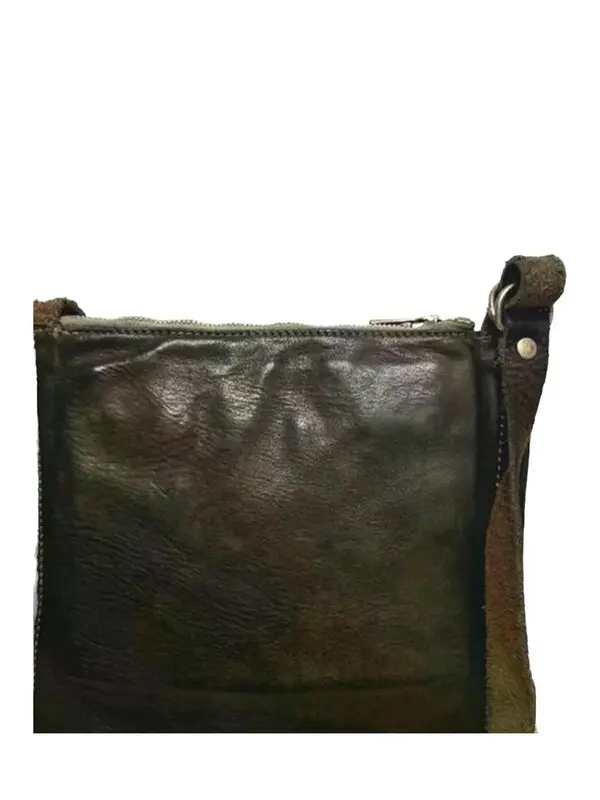 Guidi W4 Leather Shoulder Bag - Green
