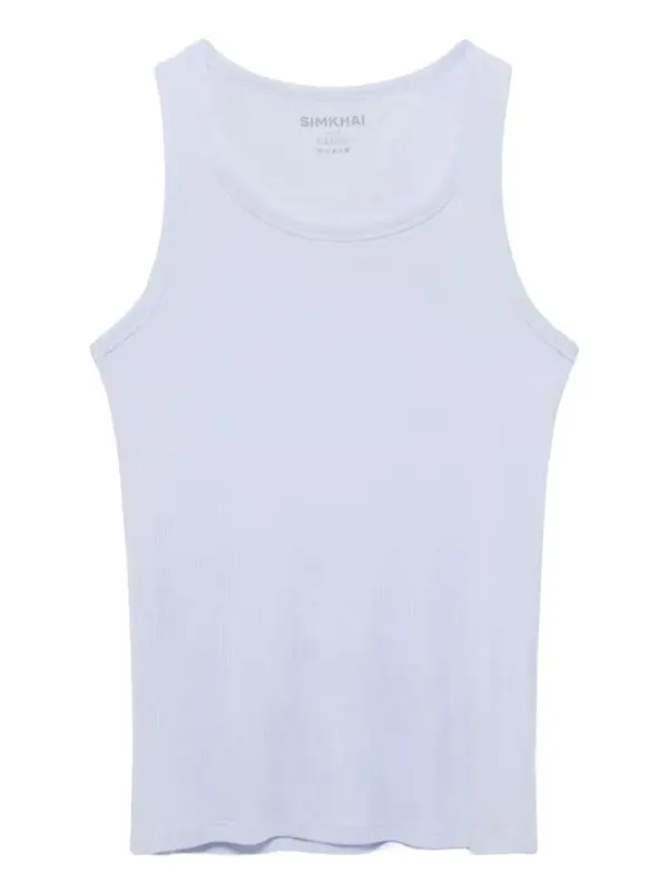Simkhai Ribbed Knit Tank Top - Blue
