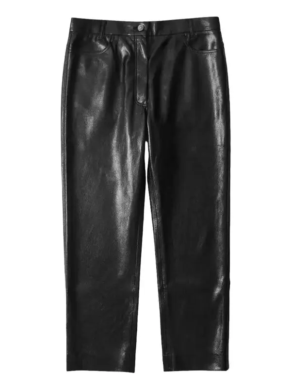 Andamane Axelle Slim-fit Cropped Trousers - Black