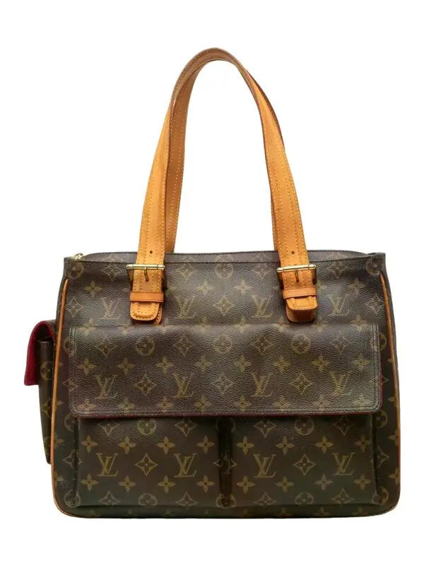 LOUIS VUITTON 2004 Monogram Multipli Cite Tote Bag - Brown