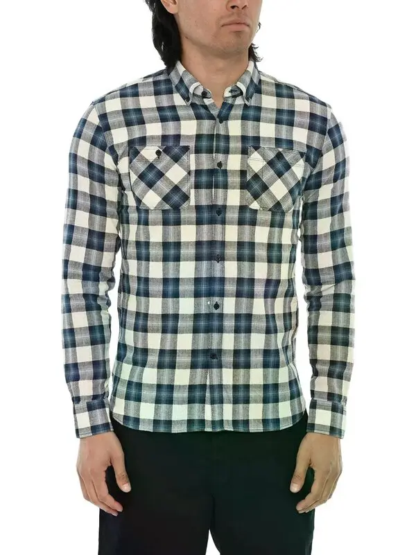 Woolrich Checked Button-down Shirt - Blue