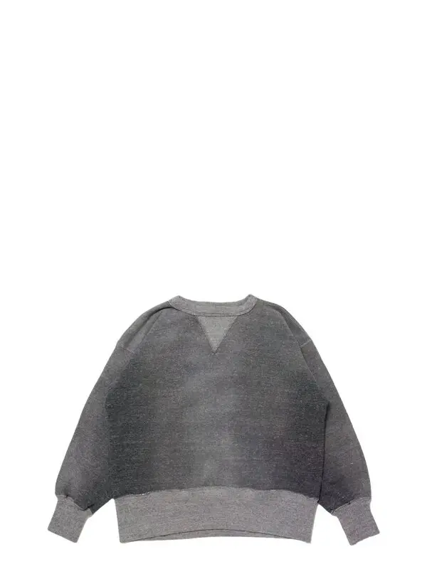 TAIGA TAKAHASHI Lot.603 Denim-patch Sweatshirt - Grey