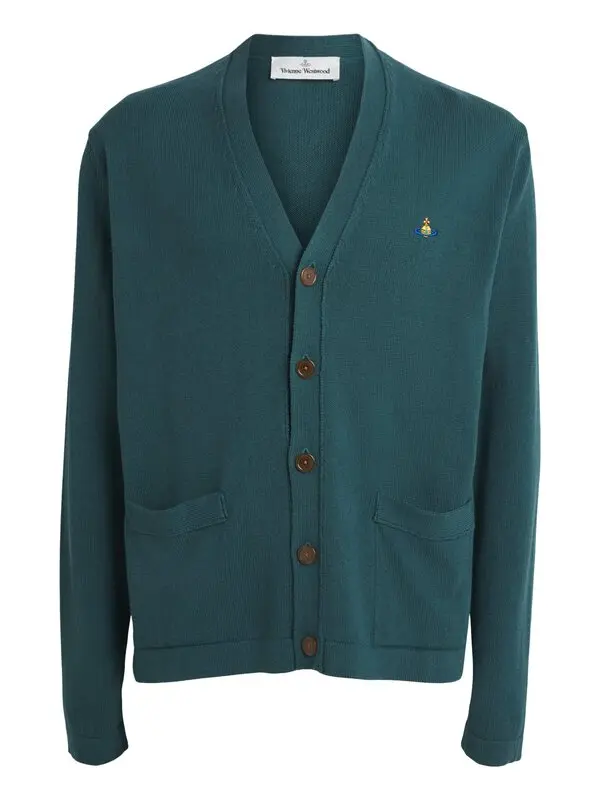 VIVIENNE WESTWOOD Alex Wool-cashmere Cardigan - Green